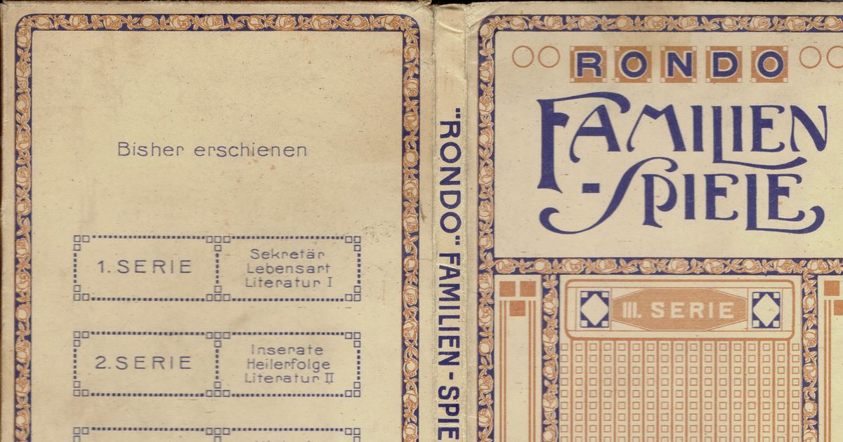 Rondo Familienspiele | Board Game | BoardGameGeek