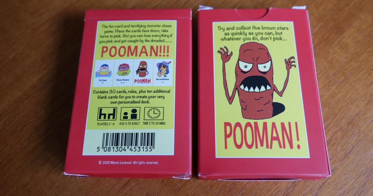 Pooman Cards | Board Game | BoardGameGeek