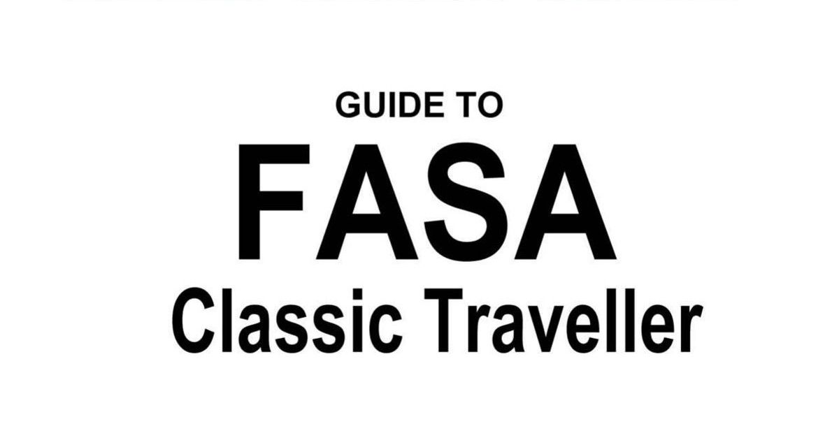 Guide to FASA Classic Traveller | RPG Item | RPGGeek
