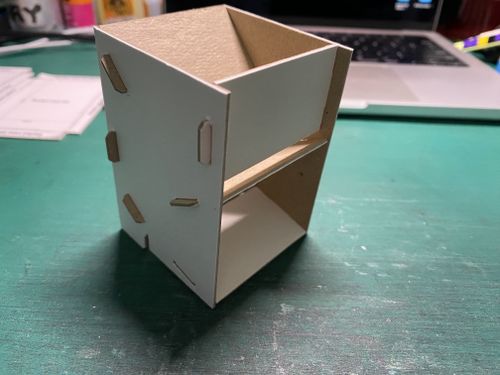 How to make a Pocket Chipboard Dice Tower