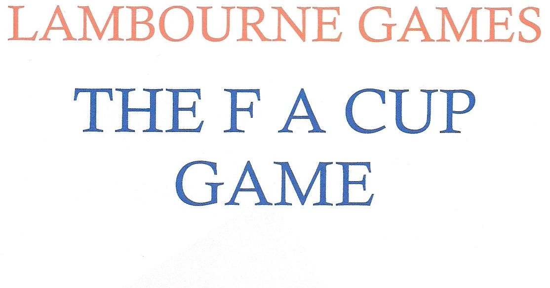The F. A. Cup Game | Board Game | BoardGameGeek