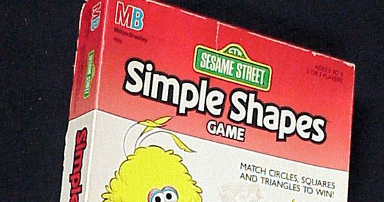 Sesame Street Simple Shapes Game | Board Game | BoardGameGeek