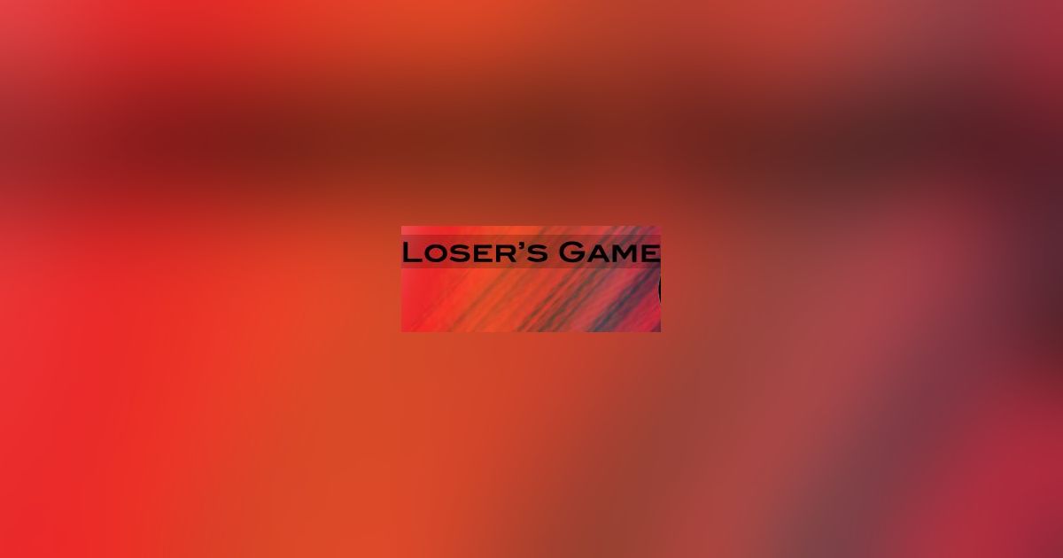 Loser's Game | Board Game | BoardGameGeek