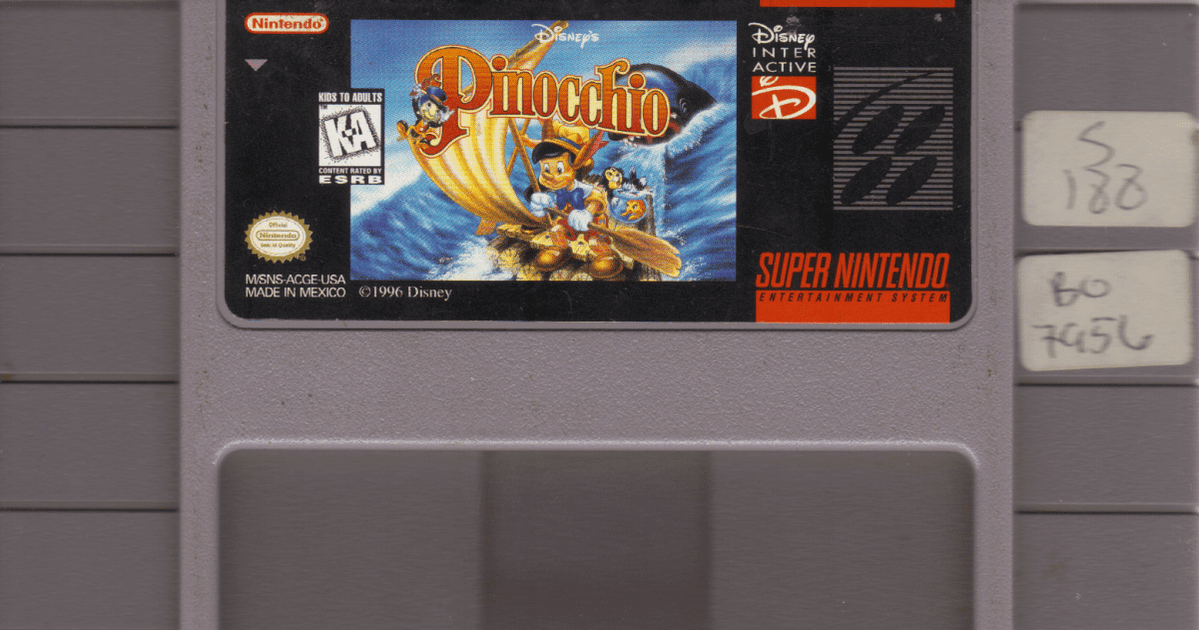 Pinocchio (1996) | Video Game | BoardGameGeek