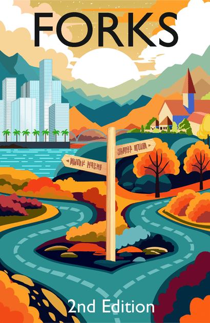 Revamped re-themed edition of the card drafting game | Forks: 2nd Edition