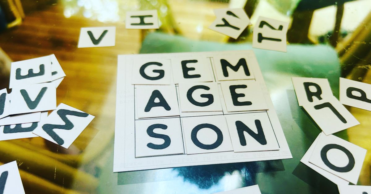 Magic Word Squares | Board Game | BoardGameGeek