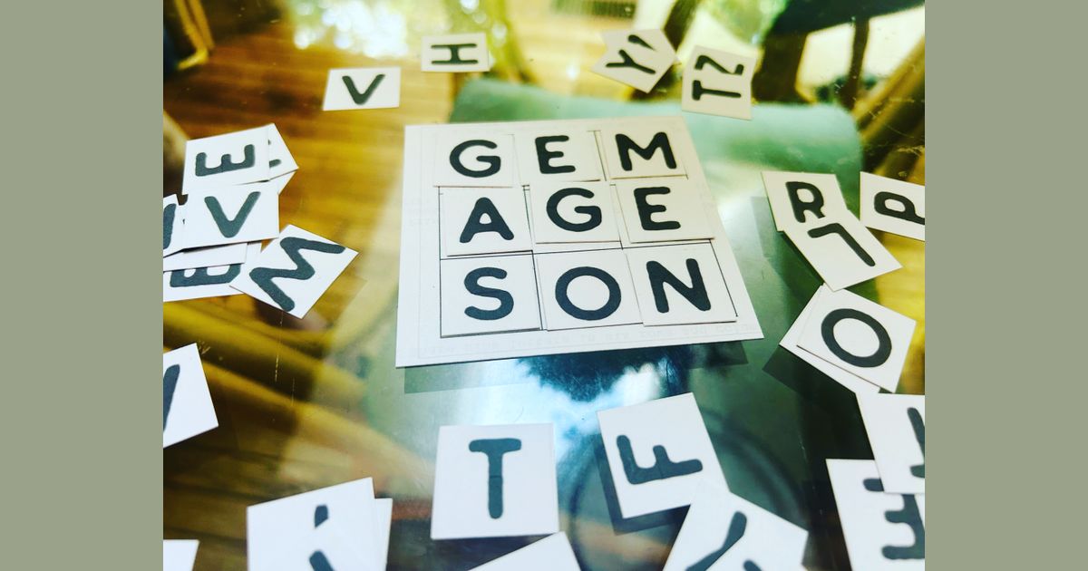 Magic Word Squares Print and Play File | Magic Word Squares