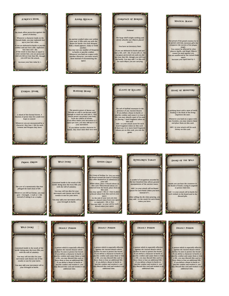 ancient talisman input