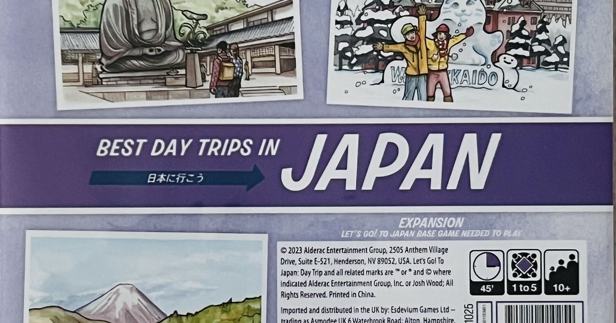 Let's Go! To Japan: Day Trip | Board Game | BoardGameGeek