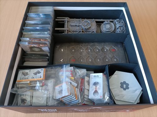 Cardboard Box Inlay for optimzed packaging | Frostpunk: The Board Game