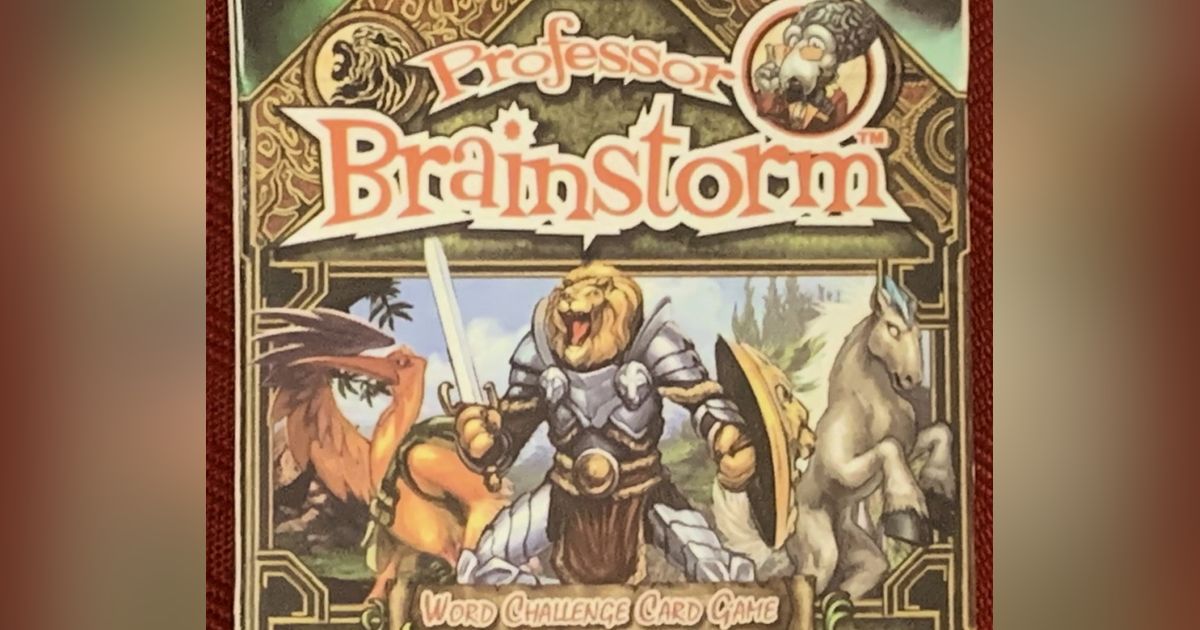 Professor Brainstorm Word Challenge Card Game: Terra Expansion Set ...