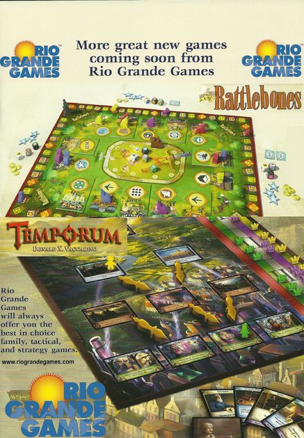 Rattlebones and Donald X's Temporum in Spielbox | Trickylight Relief ...