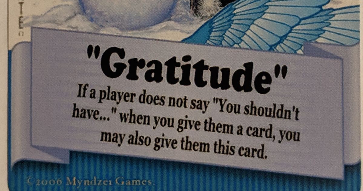Wench: Gratitude Promo Card | Board Game | BoardGameGeek