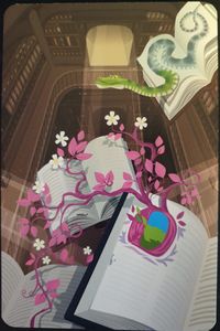 Dixit: Obscurio's Library Promo Card | Board Game | BoardGameGeek