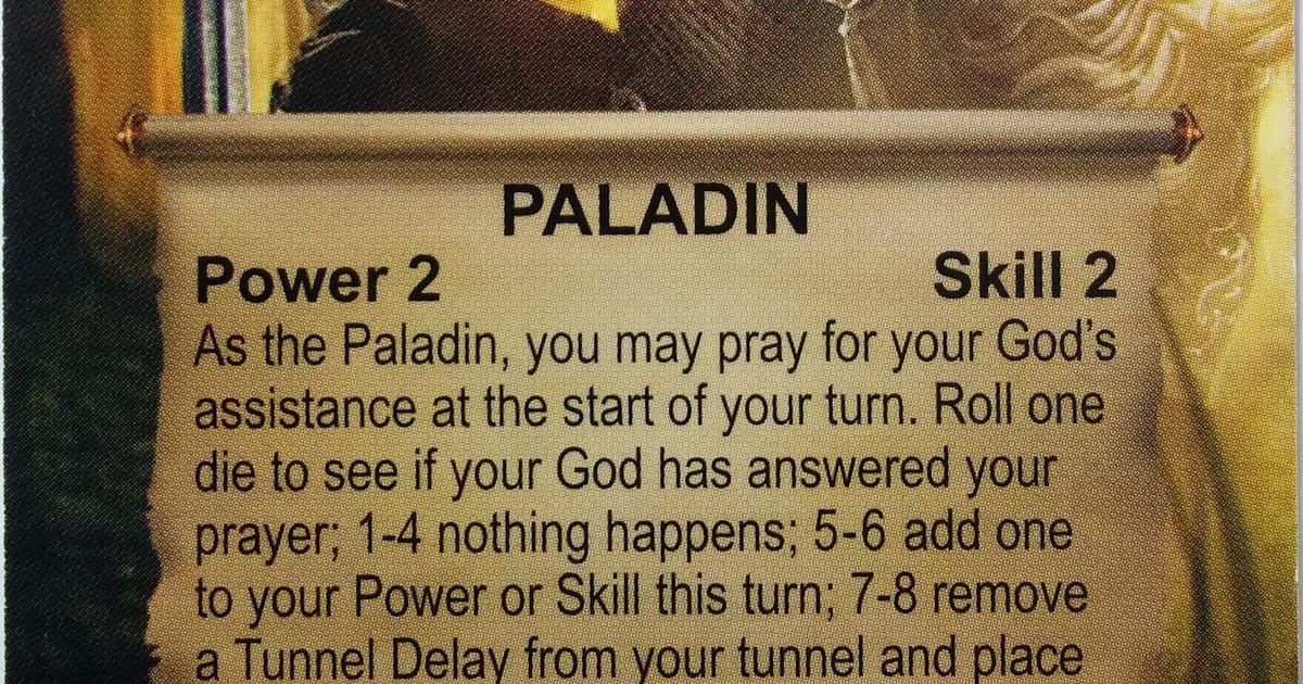Sword of Kings: Paladin Promo Card | Board Game | BoardGameGeek