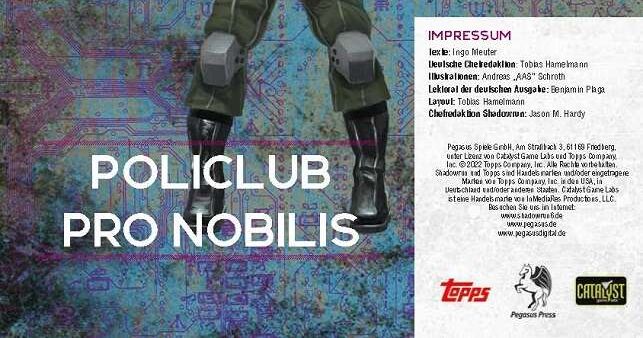 Policlub Pro Nobilis | RPG Item | RPGGeek