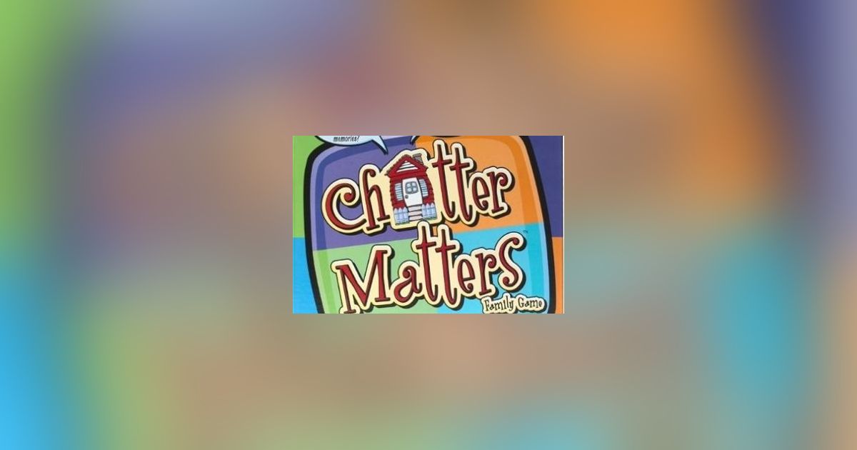 Chatter Matters | Board Game | BoardGameGeek