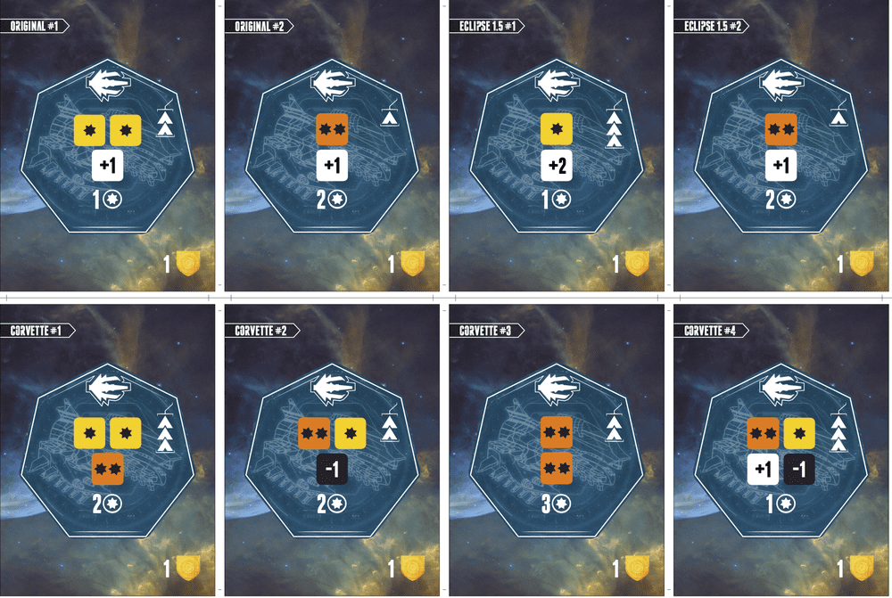 Alien Blueprint Cards | Eclipse: Second Dawn for the Galaxy