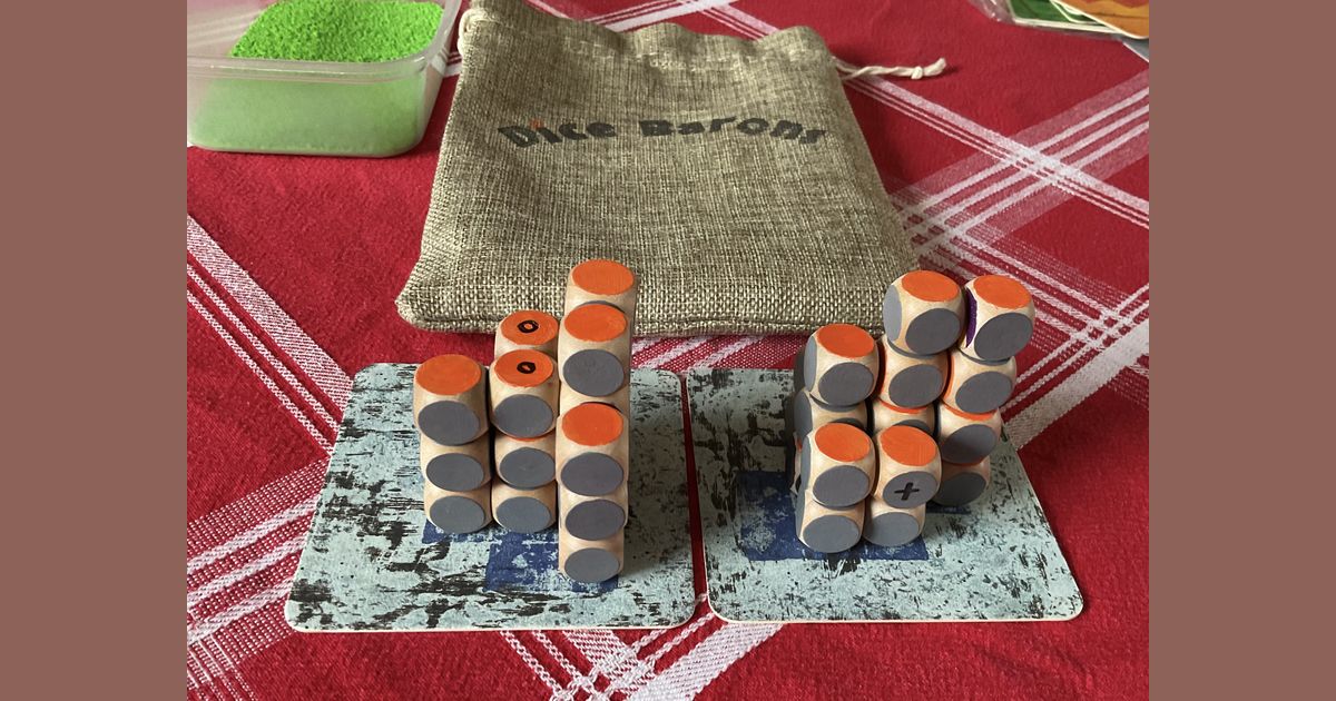 March - Dice Barons and Just One | Games for Two | BoardGameGeek