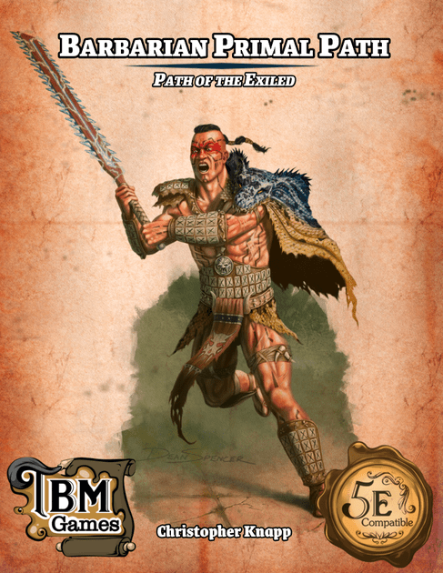 Barbarian Primal Path: Path of the Exiled | RPG Item | RPGGeek