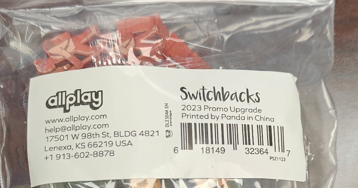 Switchbacks: 2023 Promo Upgrade | Board Game Accessory | BoardGameGeek