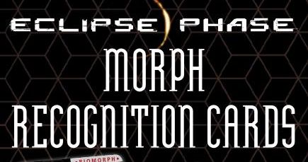Eclipse Phase: Morph Recognition Cards | RPG Item | RPGGeek