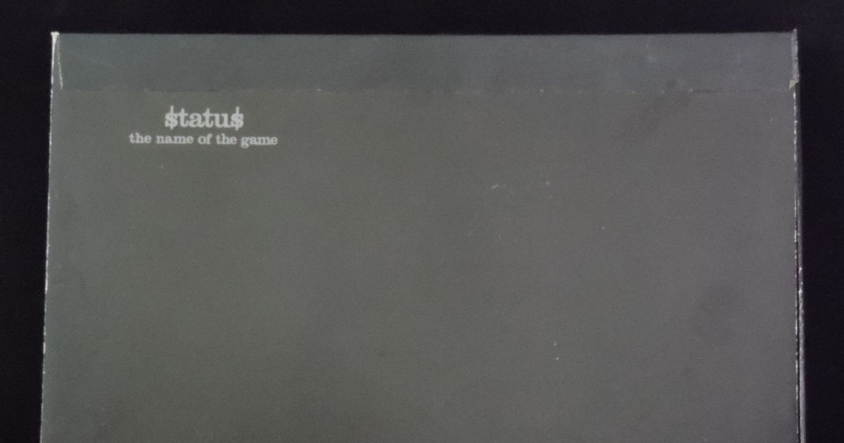 Status: The Name of the Game | Board Game | BoardGameGeek