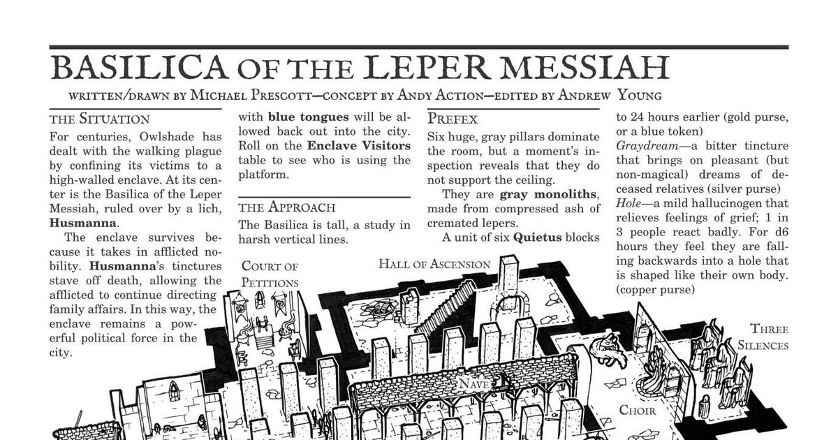 Basilica of the Leper Messiah | RPG Item | RPGGeek