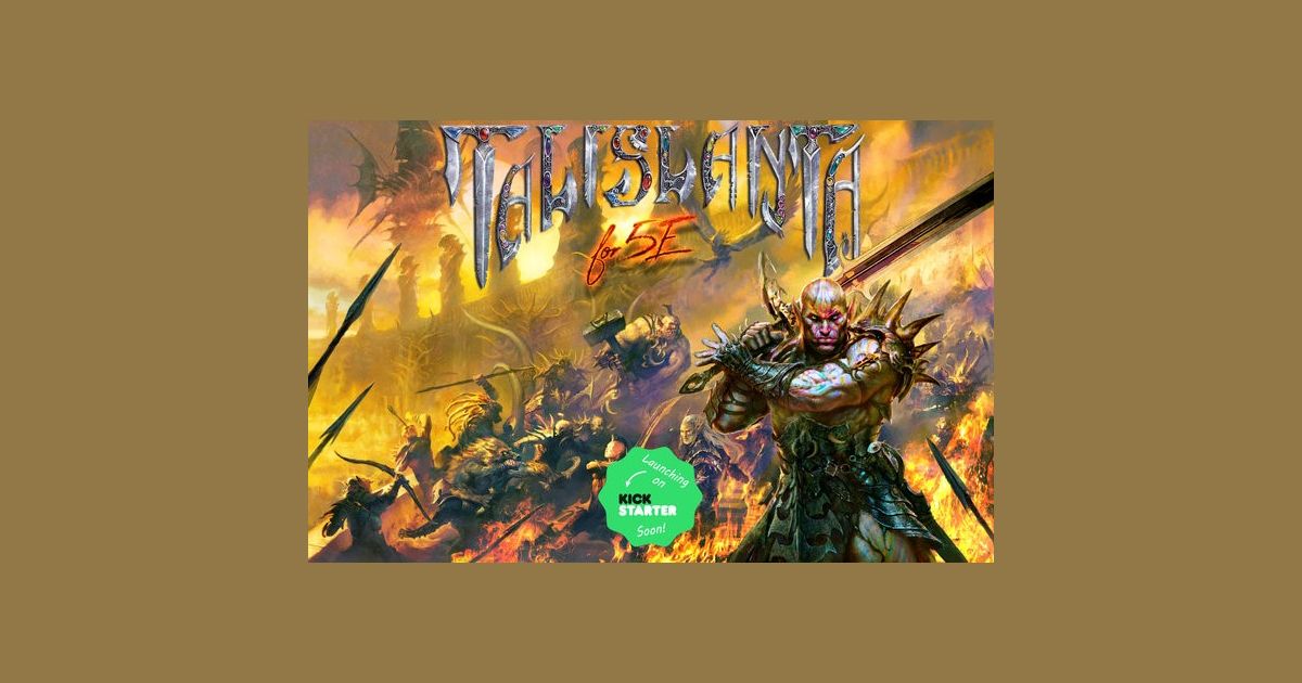 TALISLANTA 5E COMING SOON TO KICKSTARTER! LATE FALL 2021! | RPGG News ...