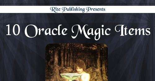10 Oracle Magic Items | RPG Item | BoardGameGeek
