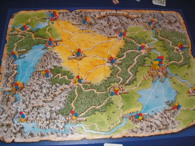 Boardgame with beautiful maps