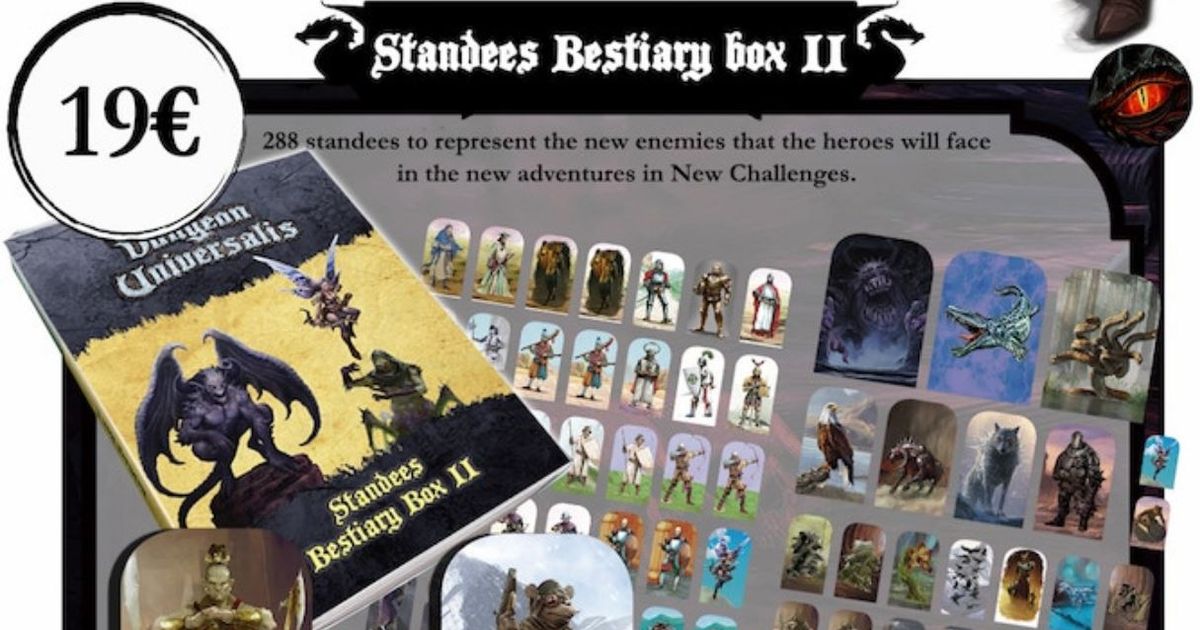 Dungeon Universalis: Standees Bestiary Box II | Board Game Accessory ...