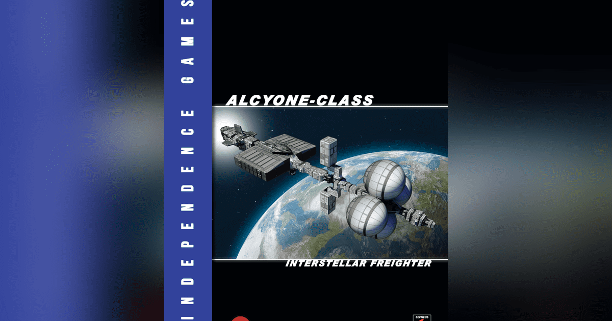 Alcyone-Class Interstellar Freighter | RPG Item | BoardGameGeek