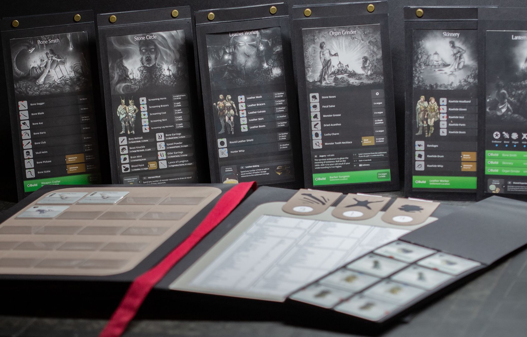 My custom Settlement Location and Gear Storage | Kingdom Death: Monster