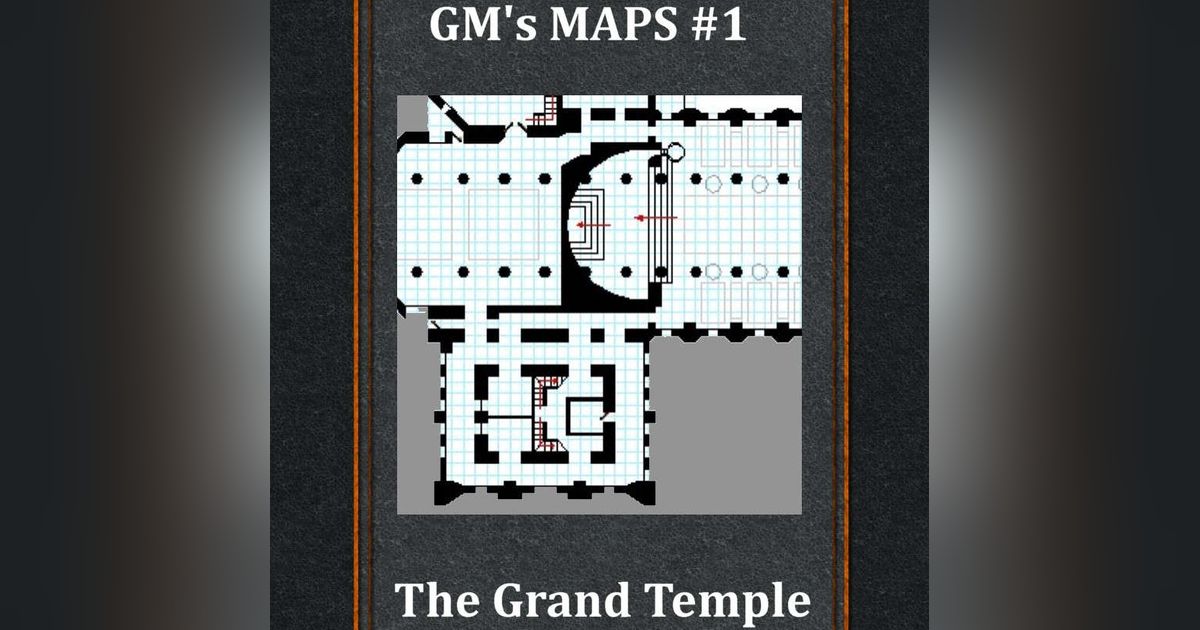 GM's Maps 001: The Grand Temple | RPG Item | RPGGeek