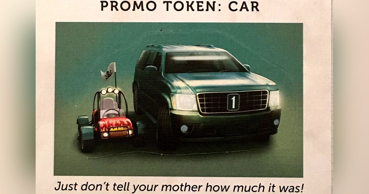 Dream Home: Promo Token – Car | Board Game | BoardGameGeek