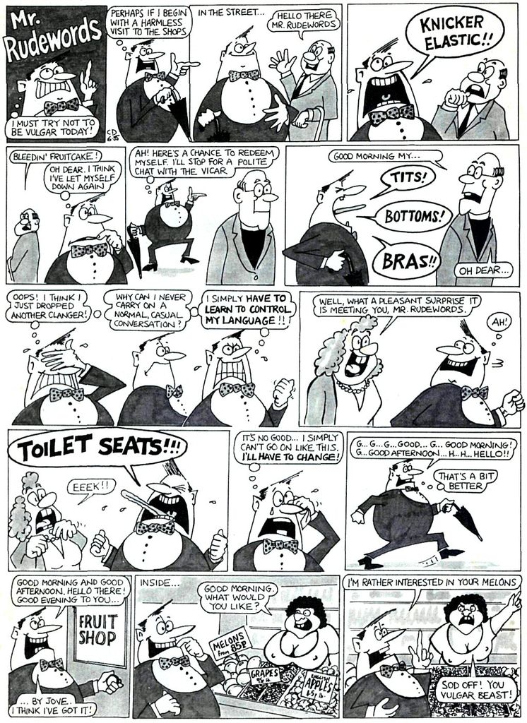 Viz a viz. Viz cartoon strips