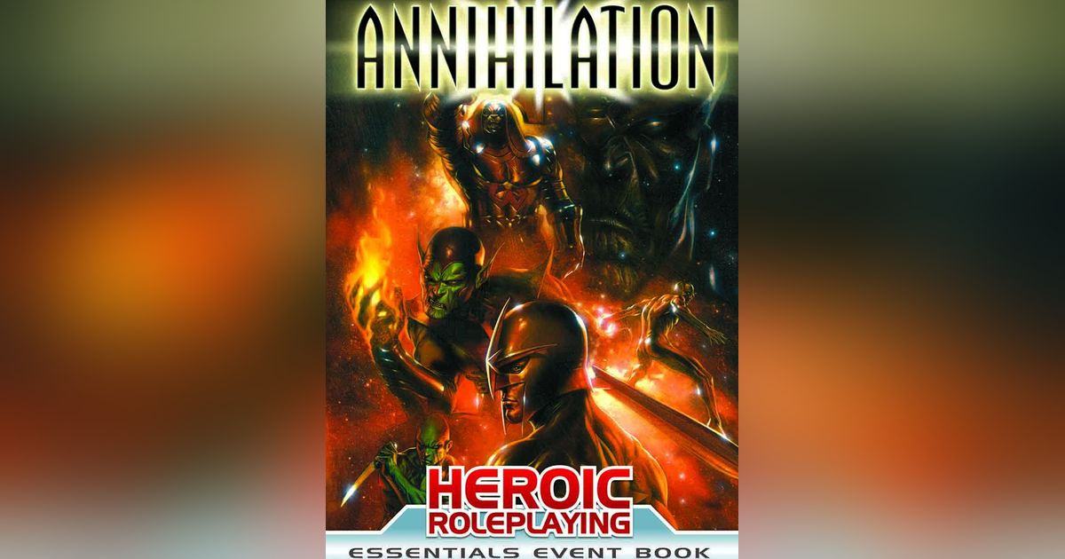 Annihilation Essentials Event Book | RPG Item | RPGGeek