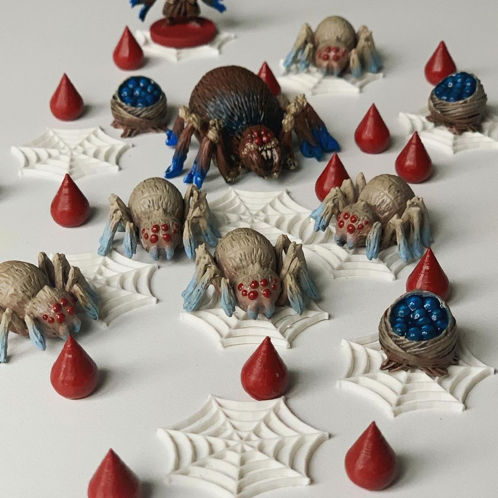 3D Blood Tokens | Vast: The Mysterious Manor