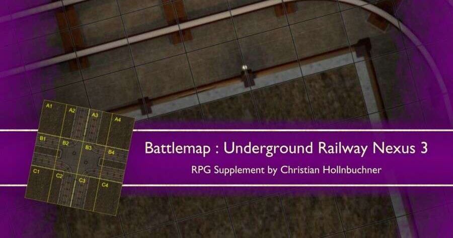 Battlemap: Underground Railway Nexus 3 | RPG Item | RPGGeek