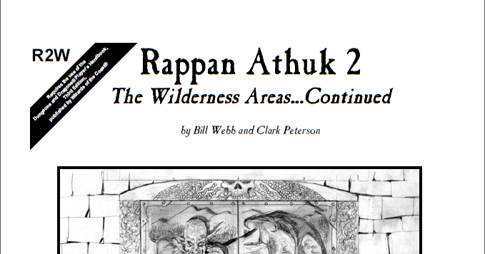 R2W: Rappan Athuk 2: The Wilderness Areas...Continued | RPG Item | RPGGeek