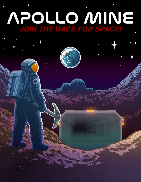 Crater Map | Apollo Mine: Join the Race for Space