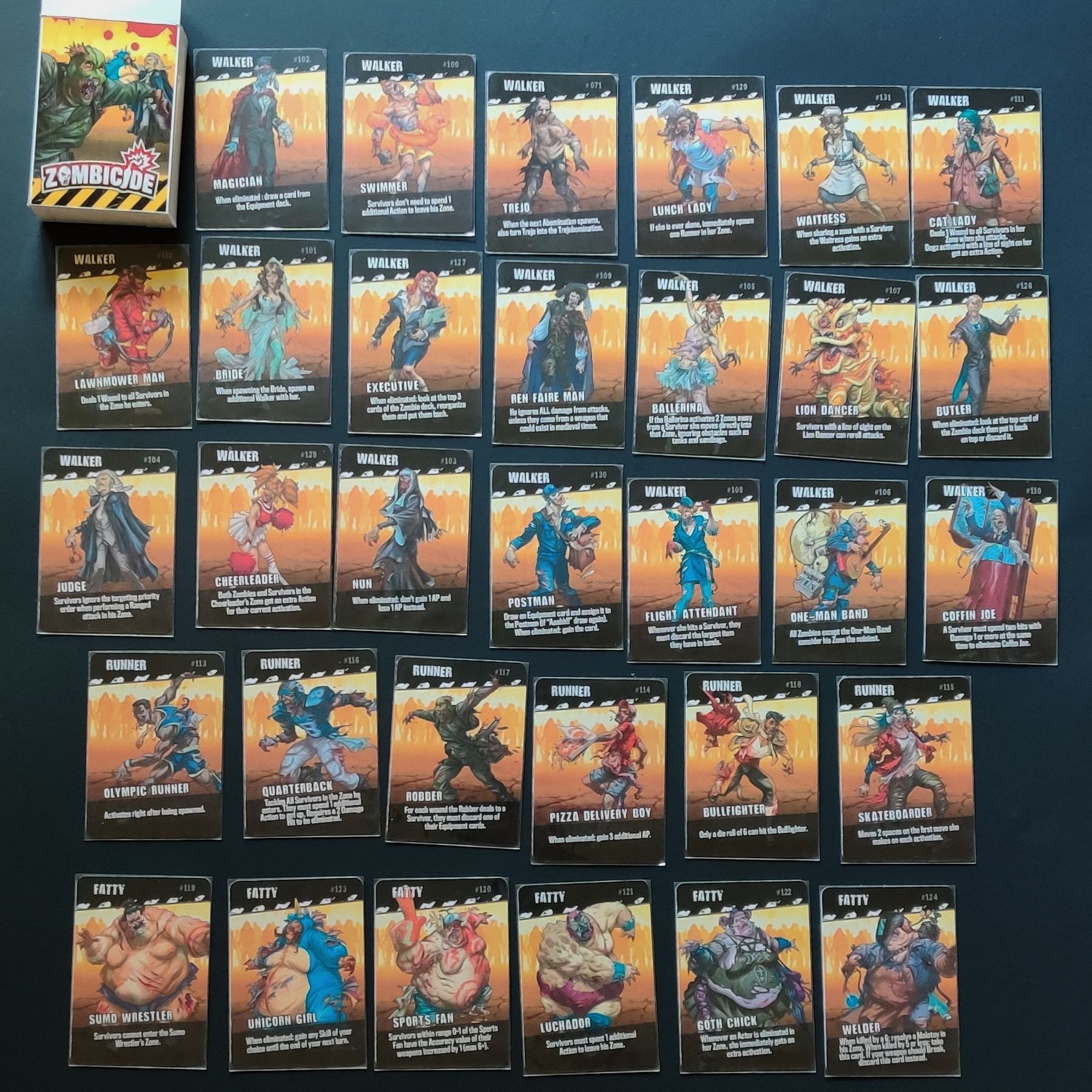 Zombicide Character Cards Blank
