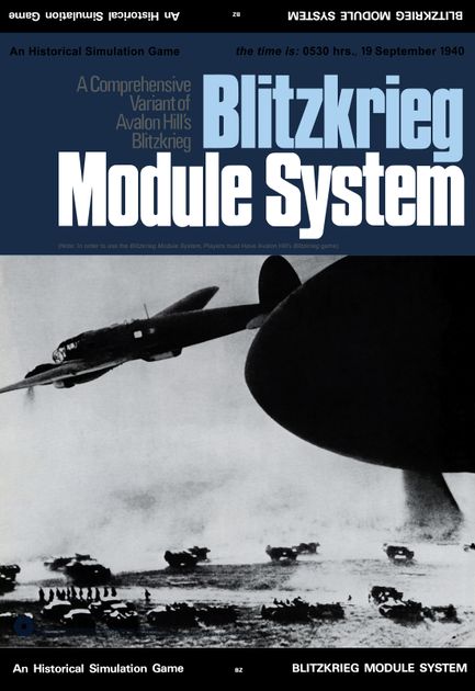 SPI Blitzkrieg Module System Rules & Charts | Blitzkrieg Module System