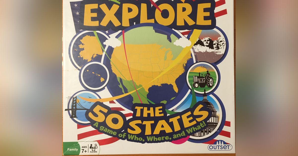 Explore the 50 States | Board Game | BoardGameGeek