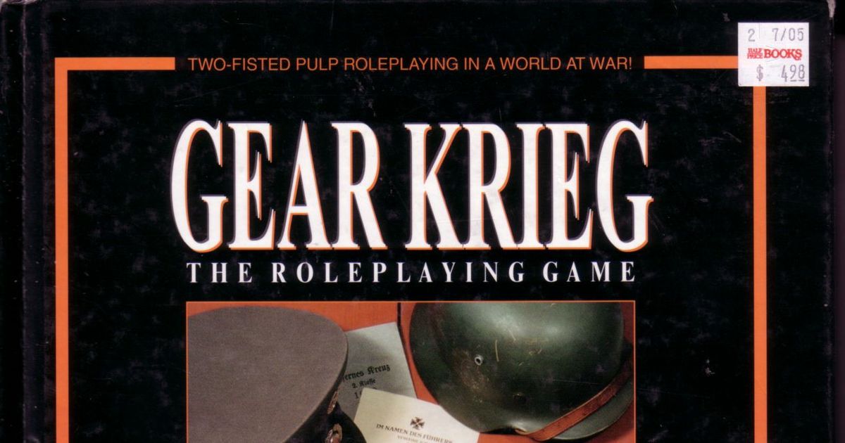 Gear Krieg: The Roleplaying Game | RPG Item | RPGGeek