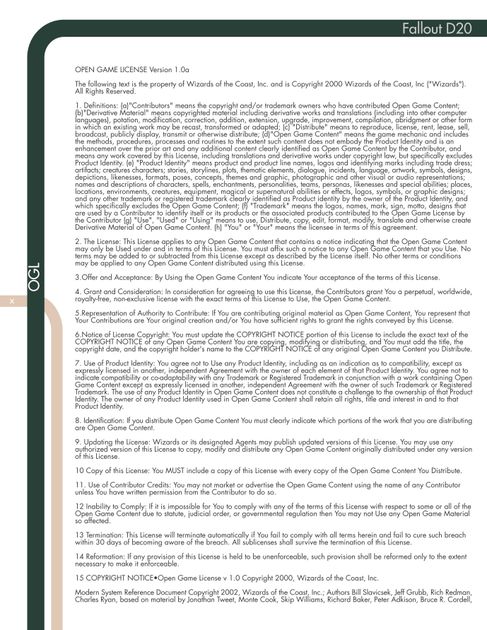 Fallout D20 | RPG Item | RPGGeek