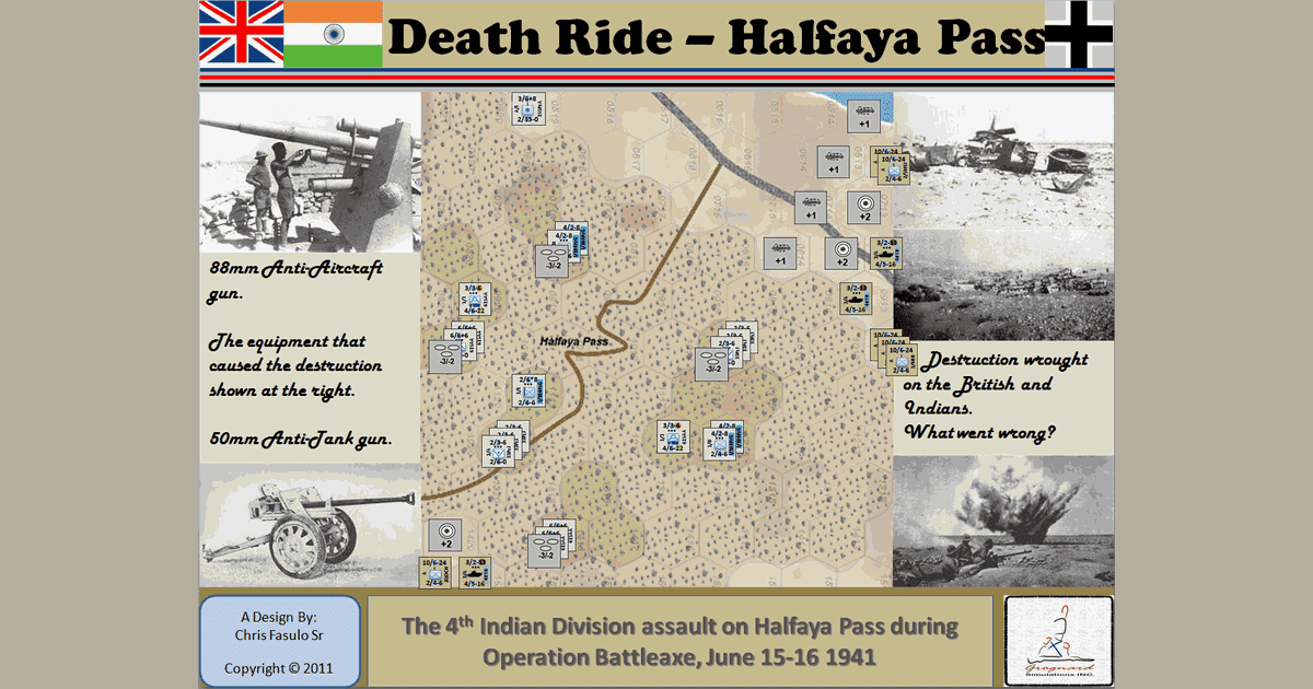 Death Ride: Halfaya Pass | Board Game | BoardGameGeek