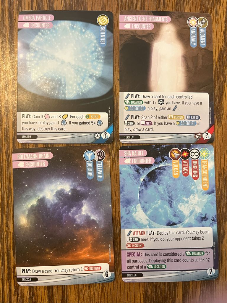 Encounter/Incident Deck Strategy/Analysis | Star Trek: Captain's Chair