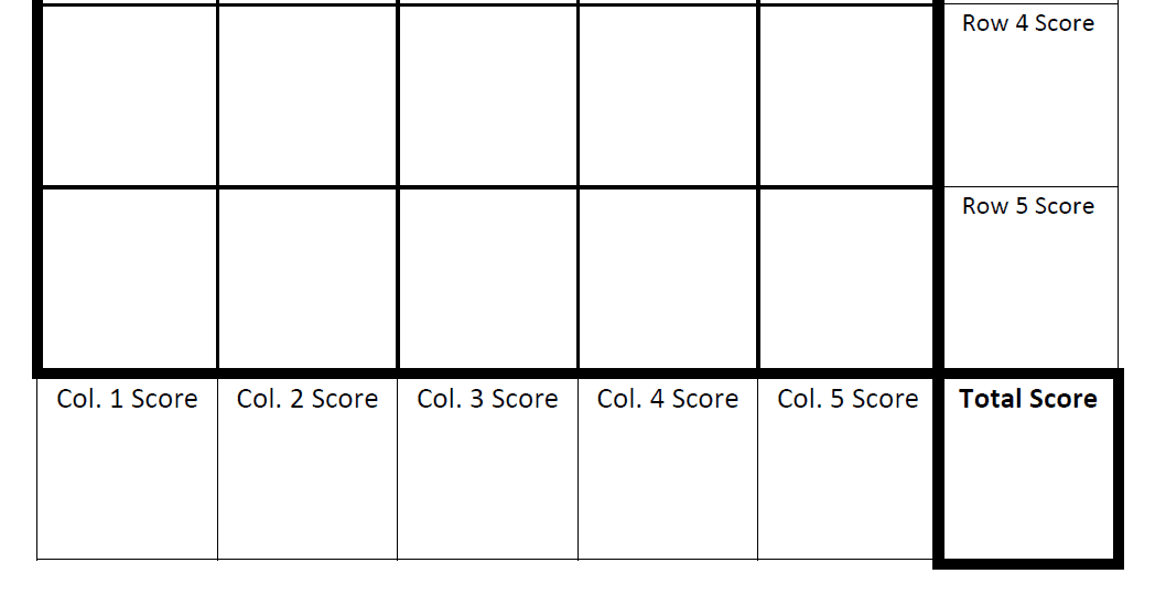 Poker Squares | Board Game | BoardGameGeek